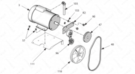 Reactor H-Series Electric Motor Exploded Diagram - Shop Online